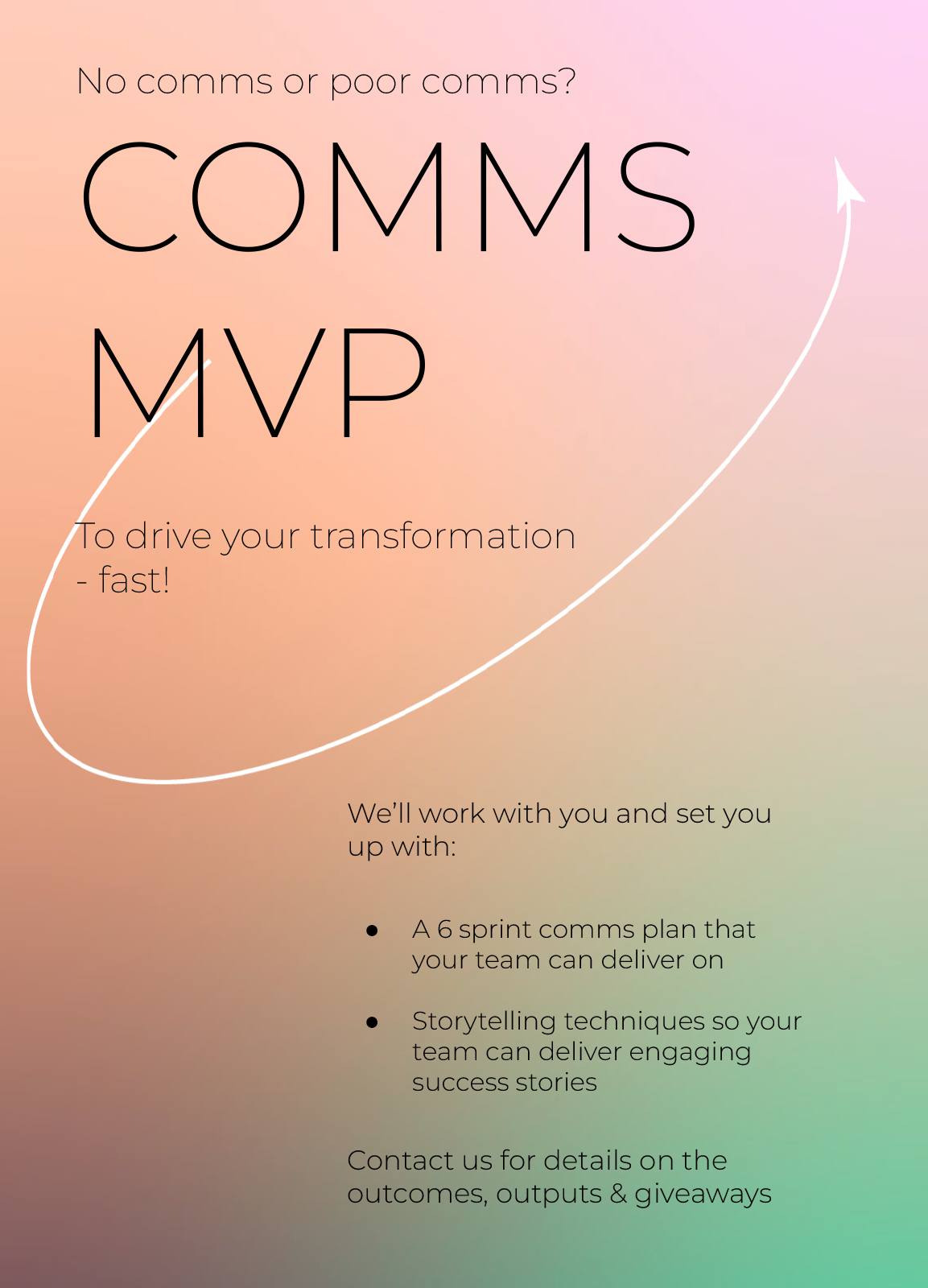 Comms Packages – The Agile Storytelling Company